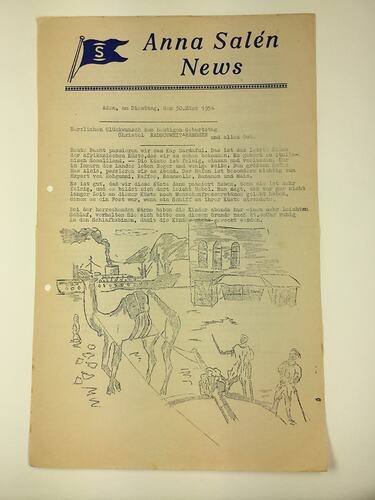 Newsletter - Anna Salen News, 30 Mar 1954