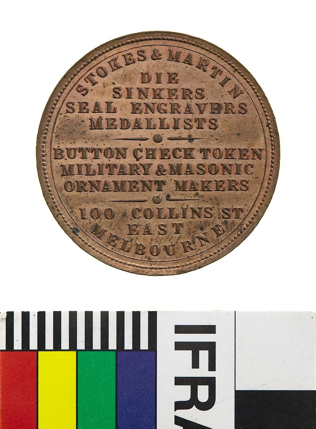Token - 1 Penny, Maori Head, Stokes & Martin, Melbourne, Victoria ...