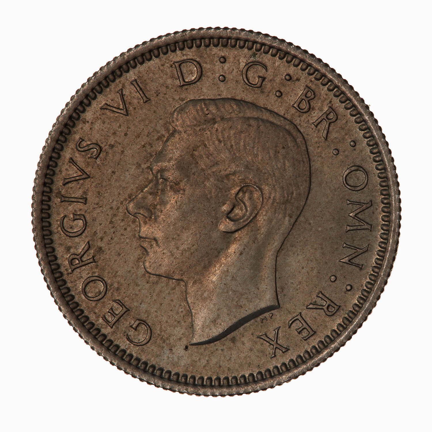 Coin - Sixpence, George VI, Great Britain, 1947