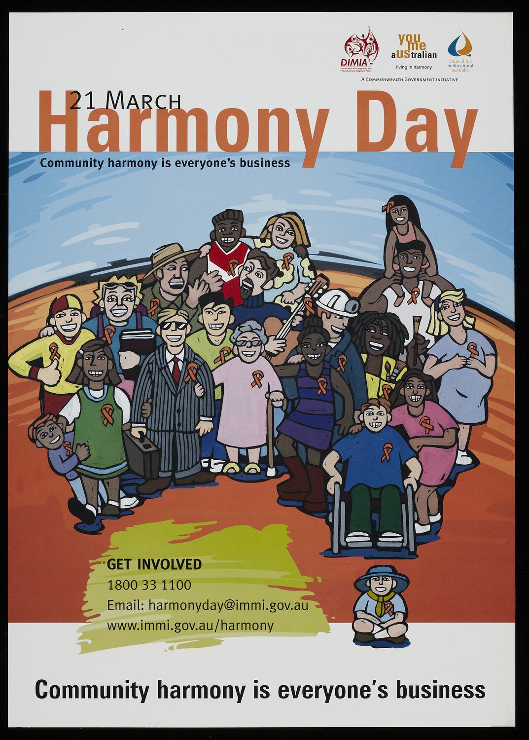 Poster - Harmony Day, Department of Immigration, Multicultural and ...