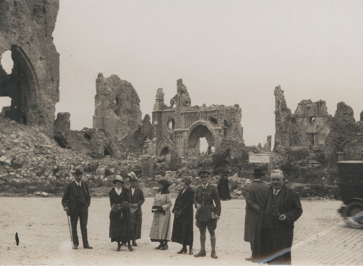 Photograph - 'Cloth Hall, Ypres', Belgium, circa 1918