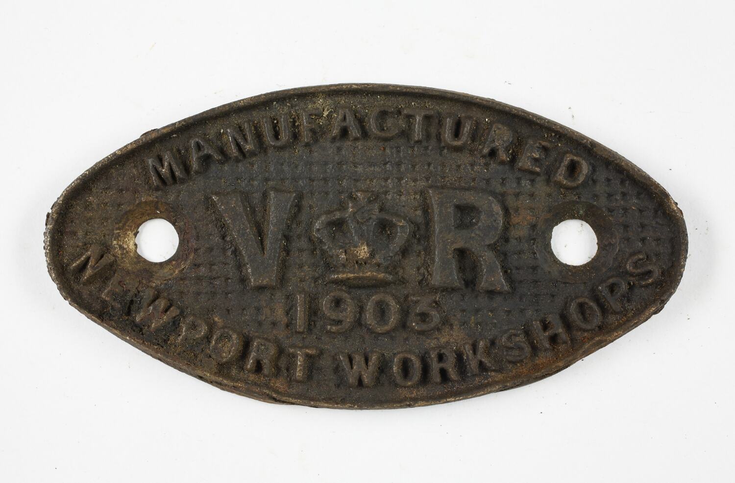 Rollingstock Builder's Plate - Victorian Railways, Newport Workshops, 1903