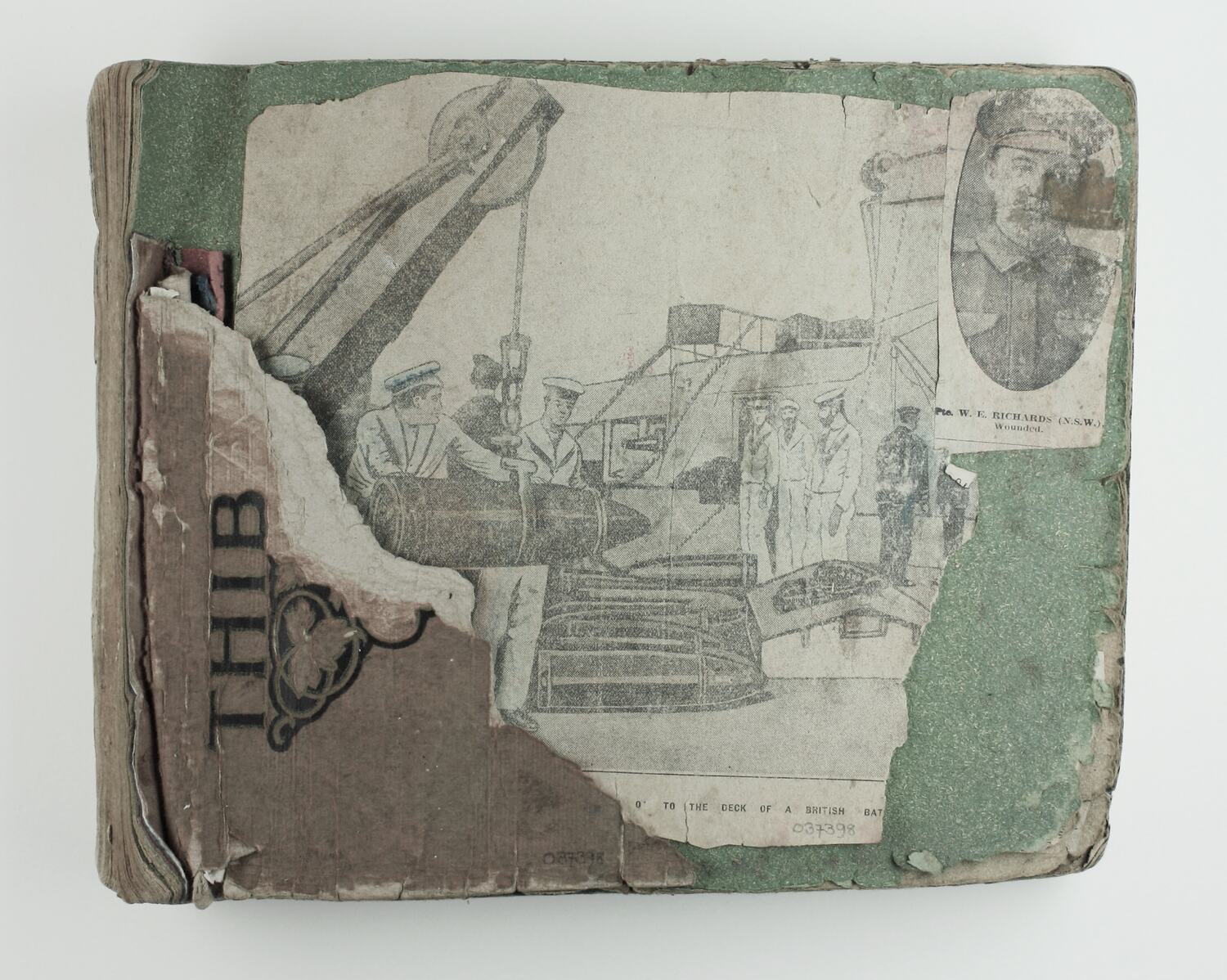 Scrapbook - Child's, Soldiers Killed & Wounded, World War I, 1915