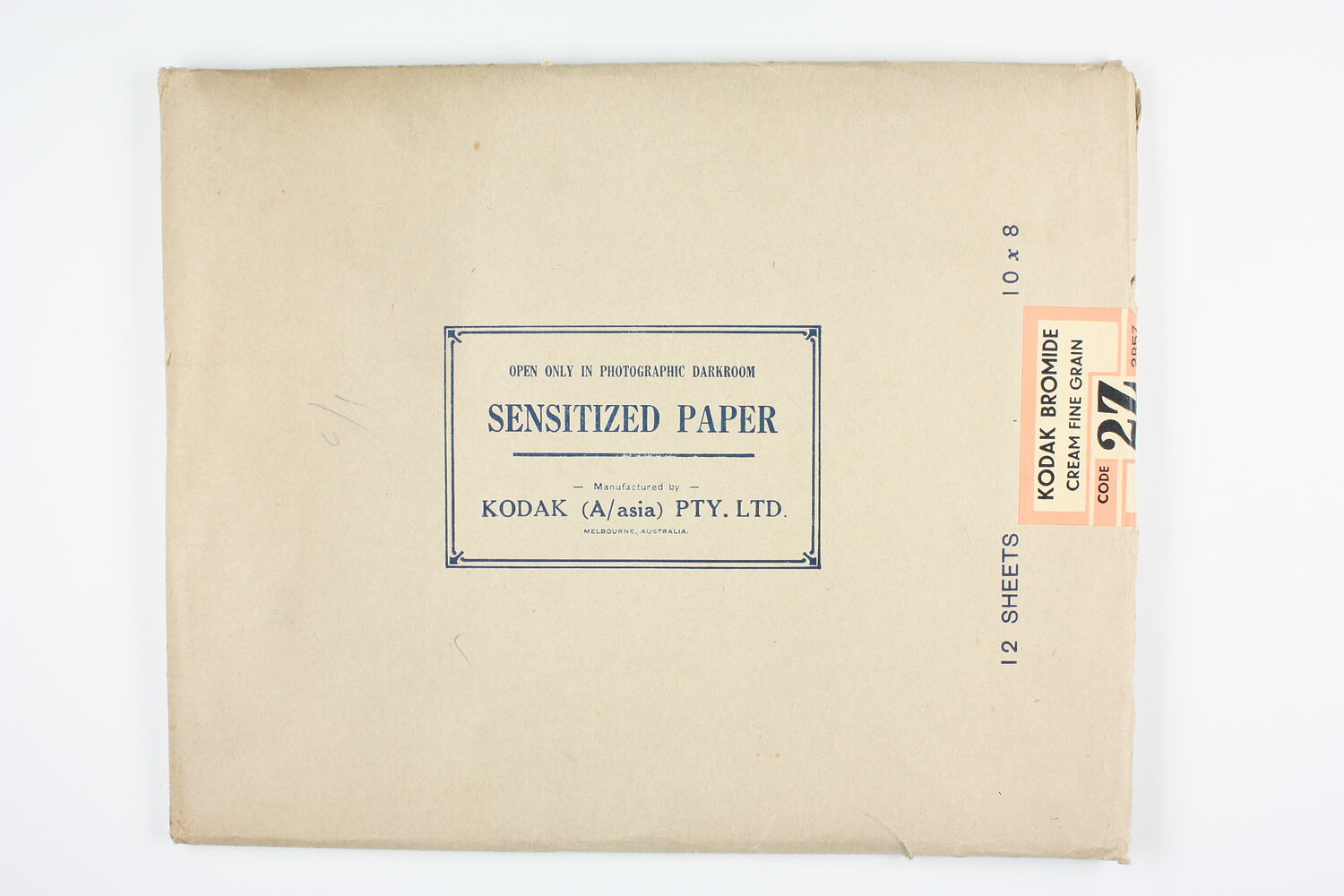 Photographic Paper - Kodak Australasia Pty Ltd, 'Sensitized Paper ...