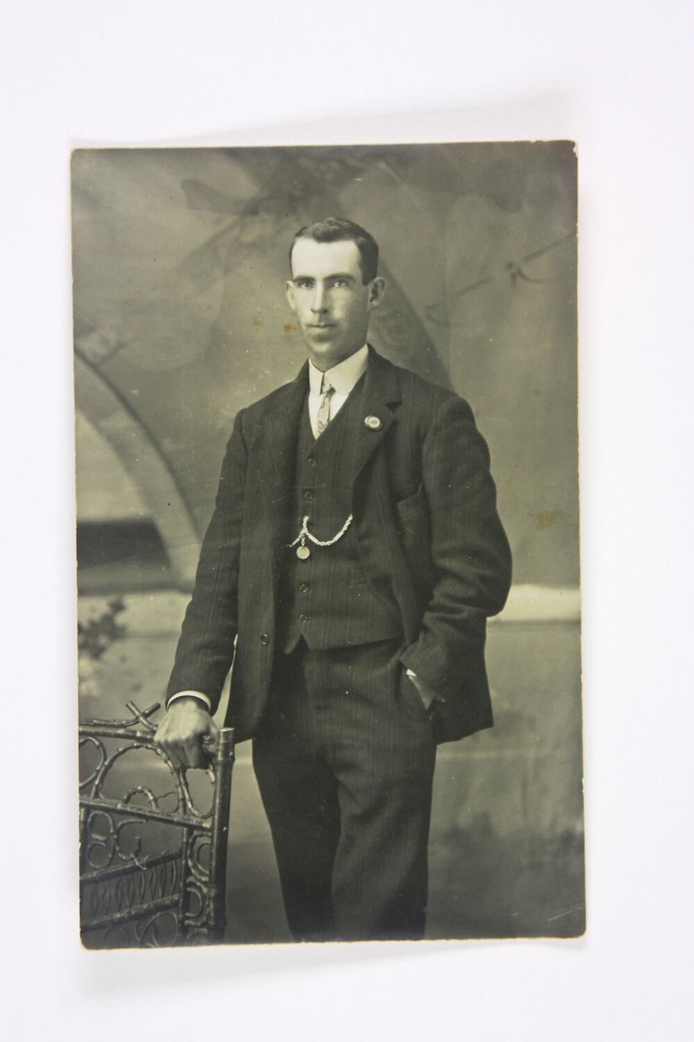 Postcard - Portrait, Dave (David) Nairn, circa 1910-1915