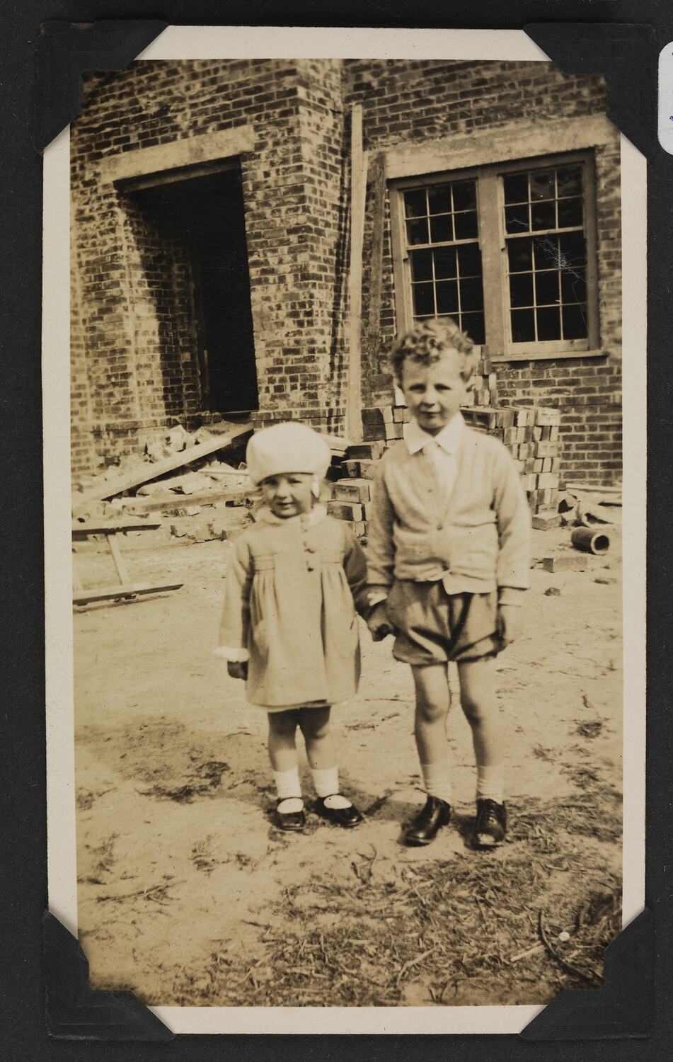 Digital Image - John Layton Rouse & Julia Mary Rouse Outside New House ...