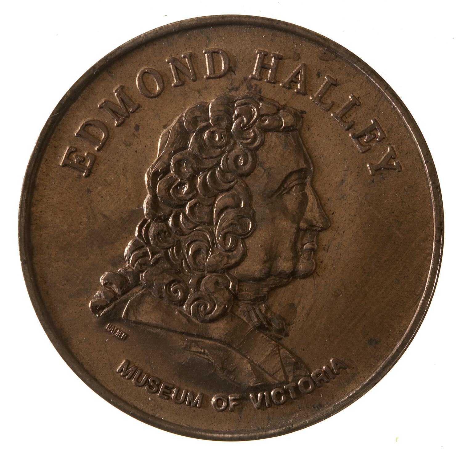 Medal - Edmond Halley, Museum Victoria, Australia, 1986