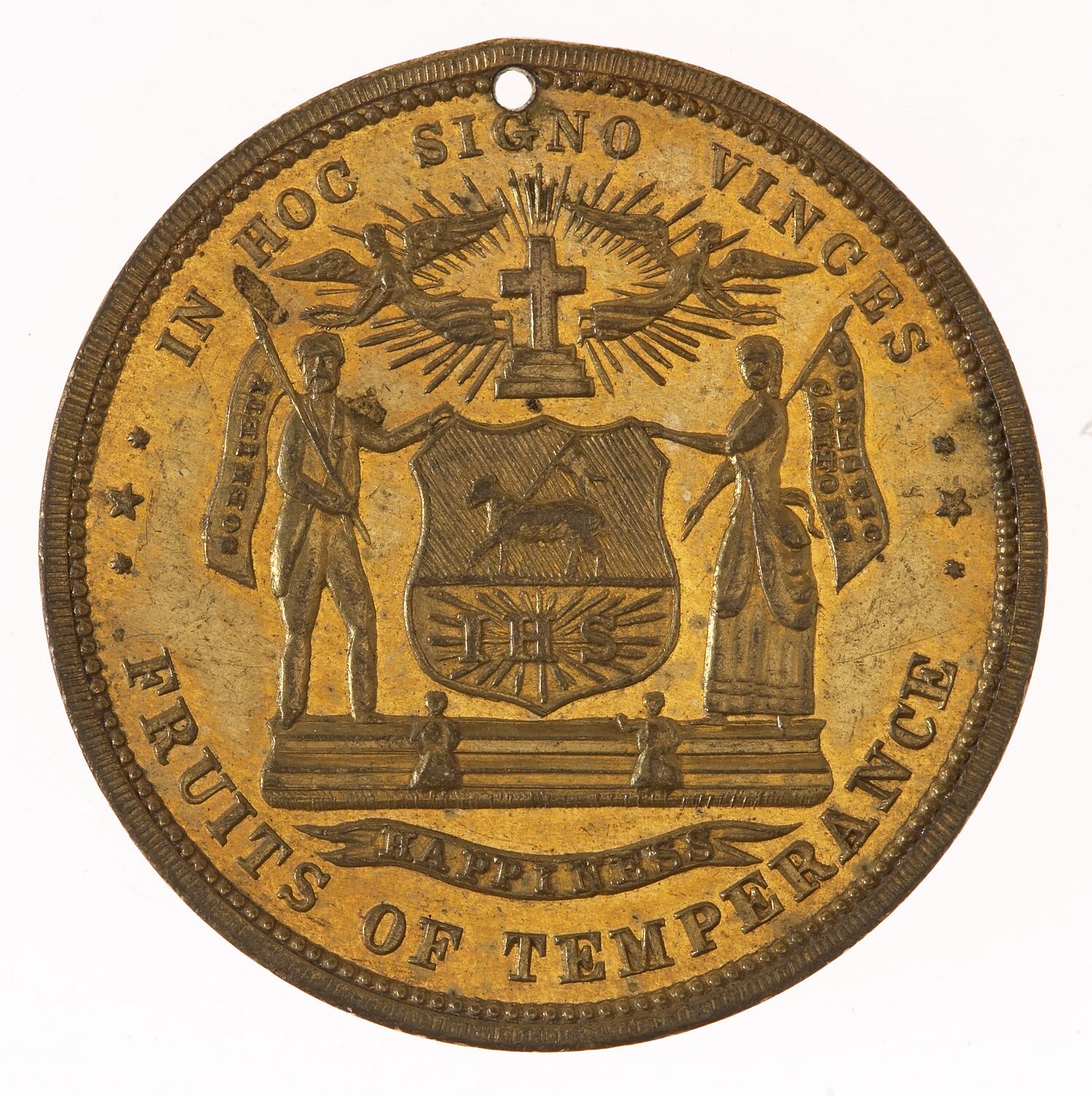 Medal - Roman Catholic Total Abstinence Pledge, Australia, circa 1885