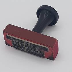 Rubber Stamp - Department of Ornithology, Museum of Victoria, Melbourne ...