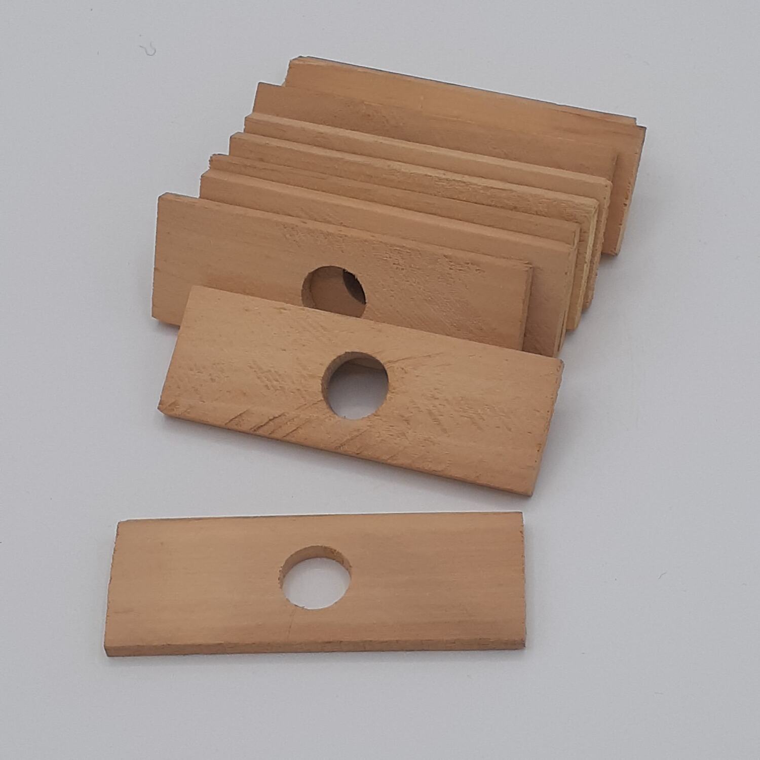 Microscope Slide Mounts - Timber, Museum of Victoria, 1950-2000