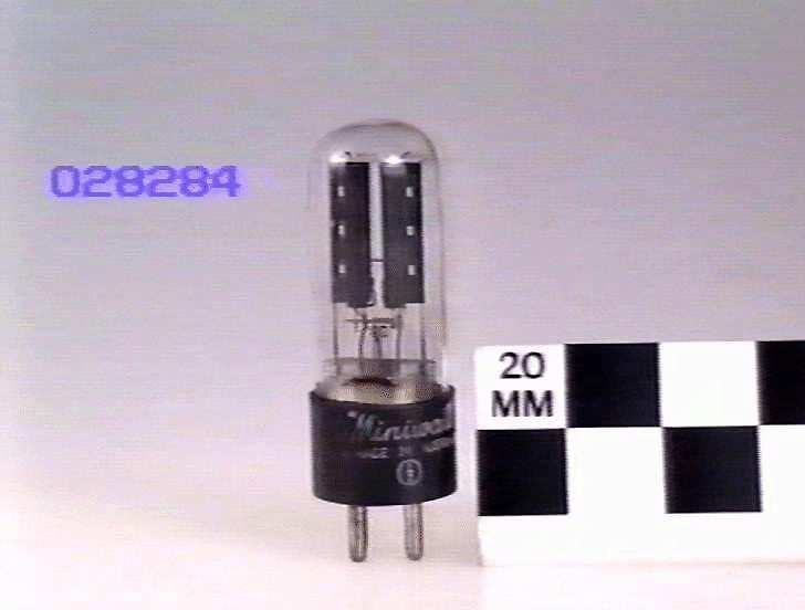 Electronic Valve - Philips Miniwatt, Dual Diode, Type 80, 1960s