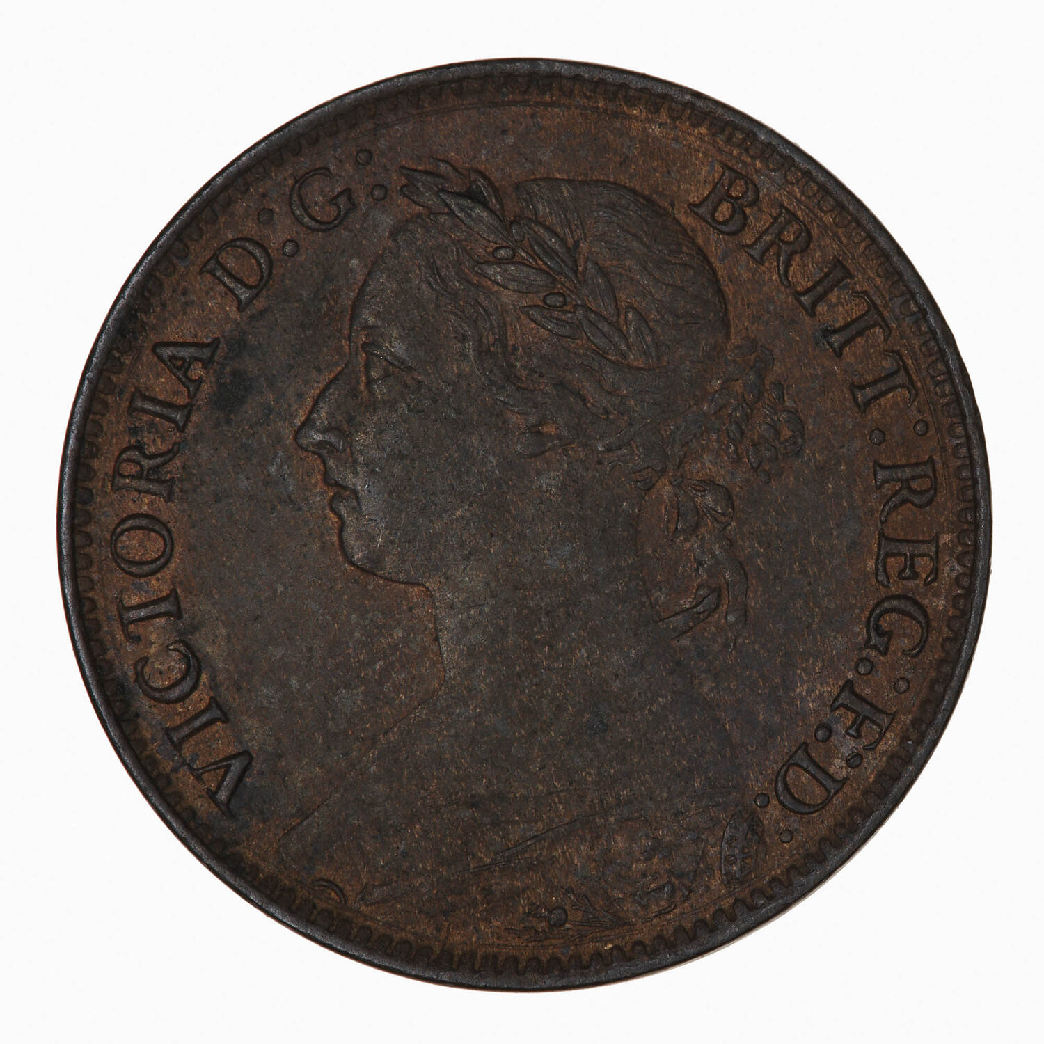 Coin - Farthing, Queen Victoria, Great Britain, 1881