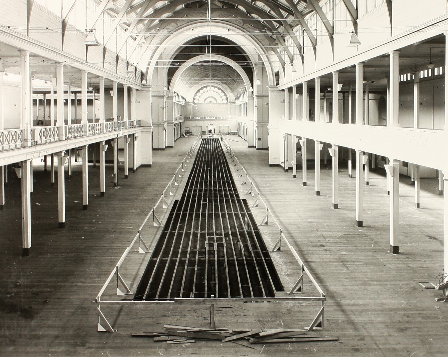 Photograph - Programme '84, Timber Floor Replacement in the Great Hall ...