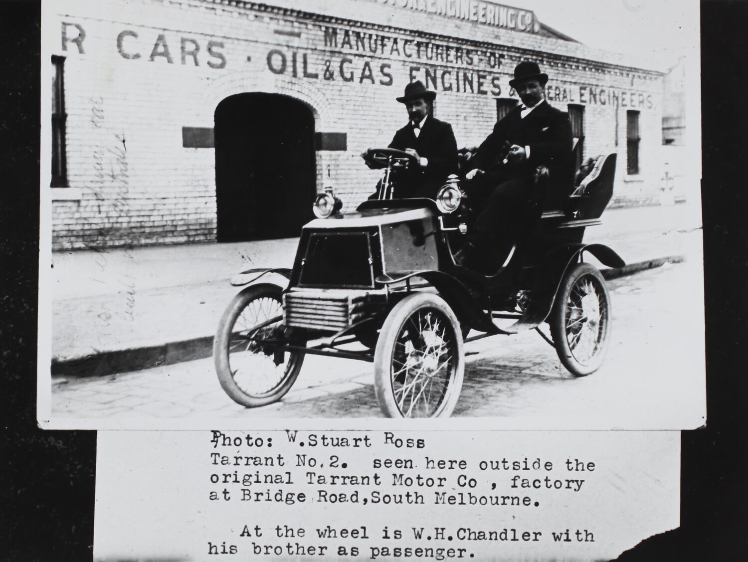 Photograph - Tarrant Motors, Tarrant Number Two Motor Car, South ...