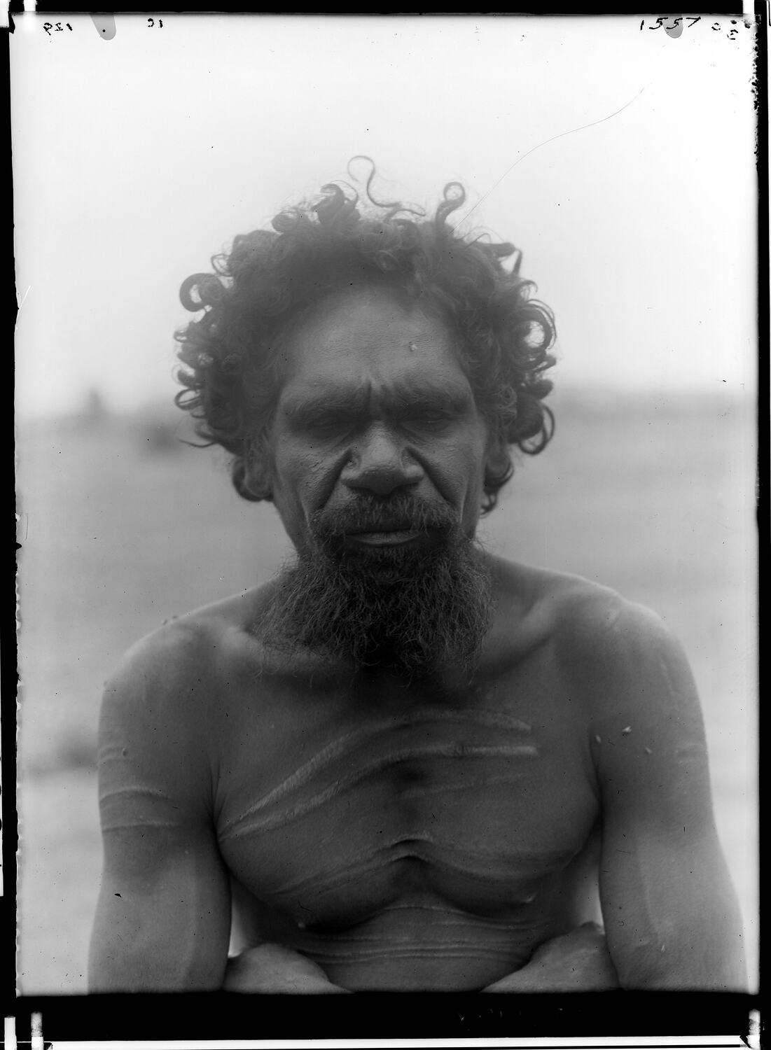 Glass plate. Anmatyerre. Barrow Creek, Central Australia, Northern ...