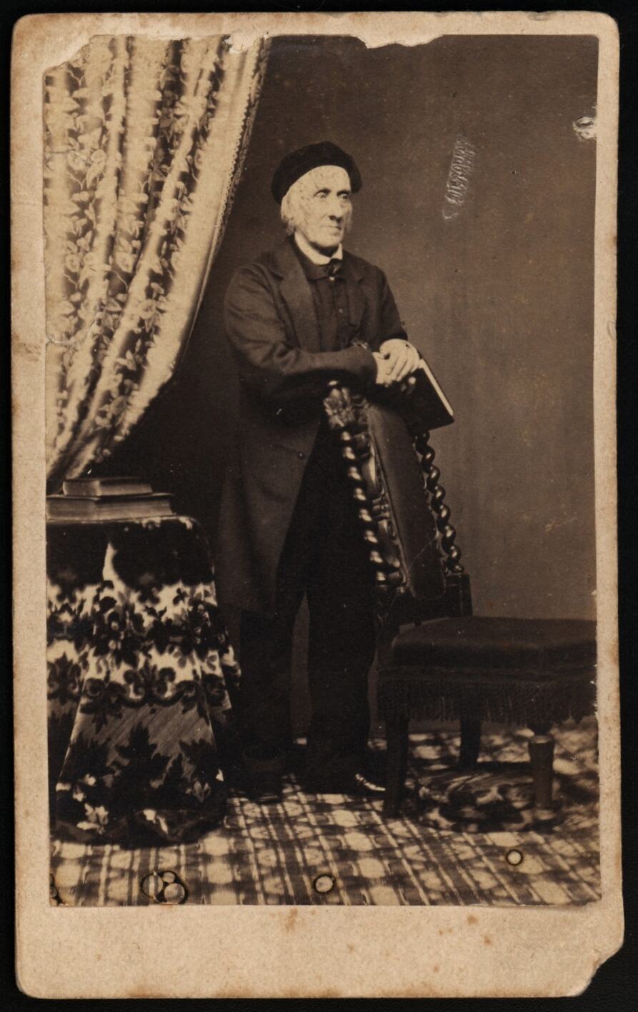 Carte de Visite - Portrait of John Pascoe Fawkner, Melbourne, 28 May 1862