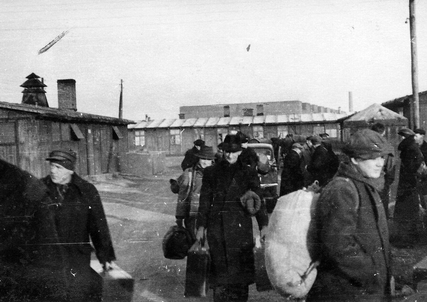 Digital Photograph - New Arrivals, Displaced Persons Camp F, Germany, 1946