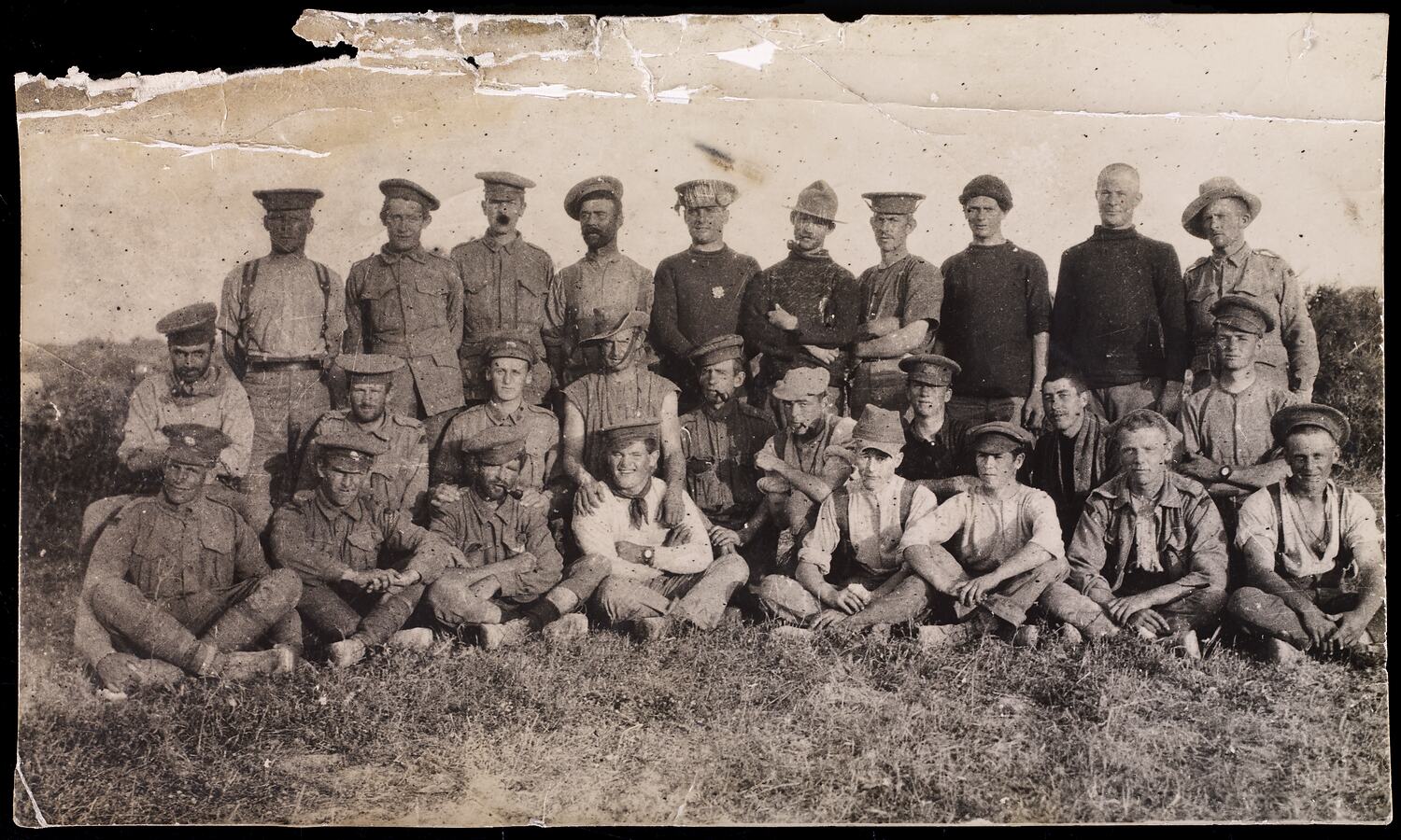 Photograph - Surviving Members of D Company, 7th Battalion, Gallipoli ...