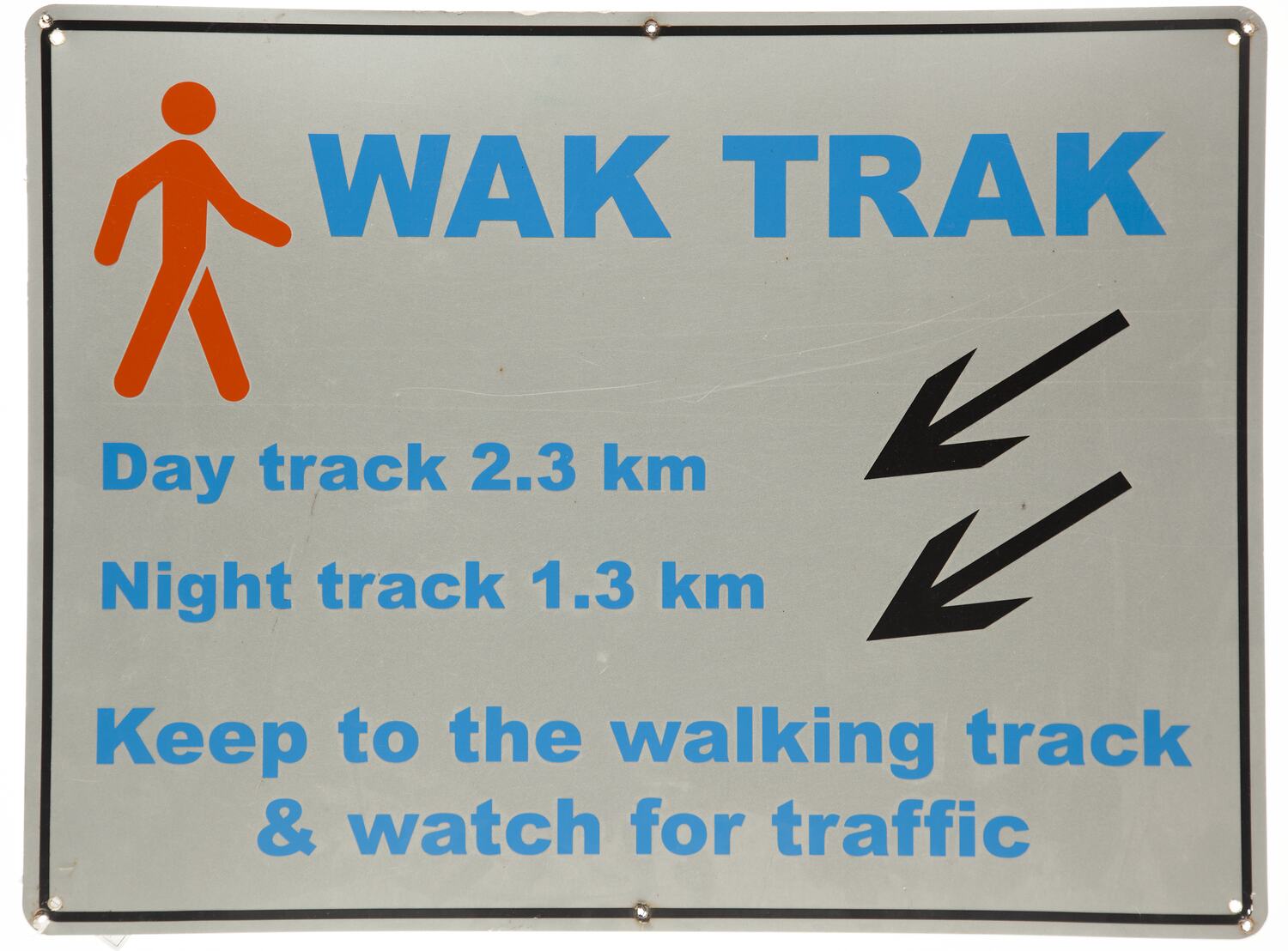 Sign - 'Wak Trak', Kodak Australasia Pty Ltd, Coburg, circa 2003