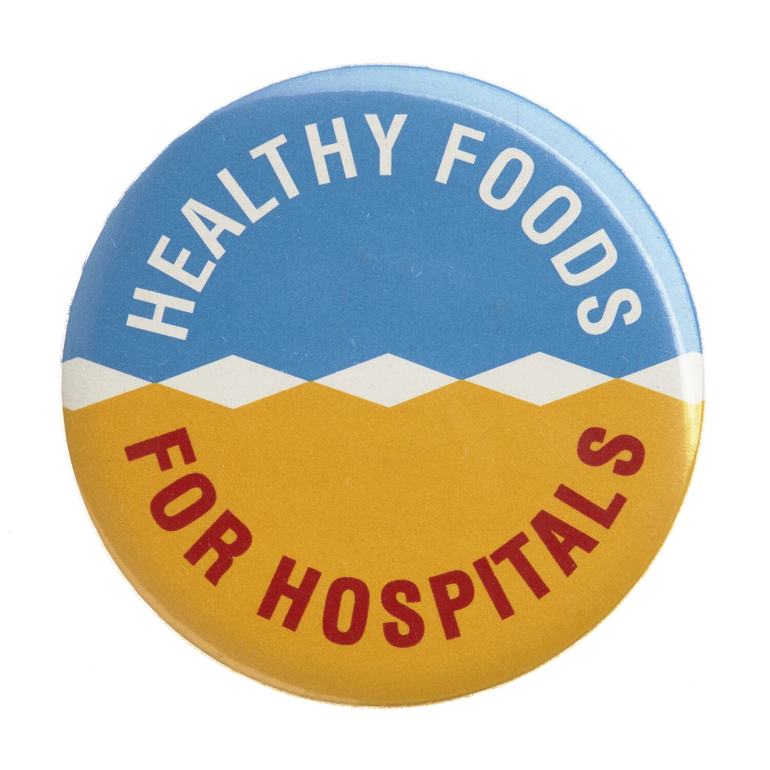 Badge - Healthy Foods For Hospitals, Patrick Bros., Australia, pre 1991