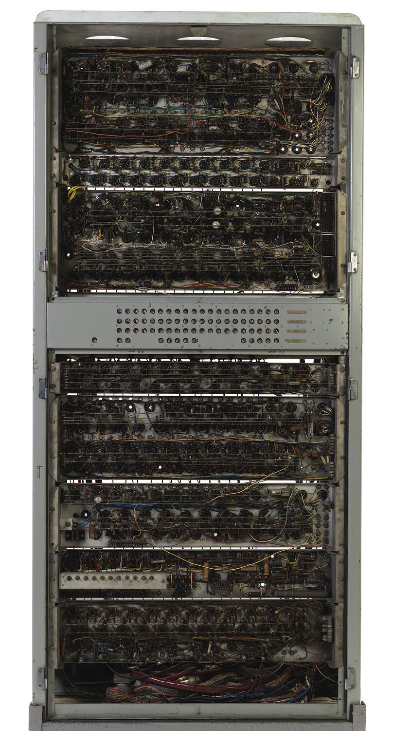 Cabinet - CSIRAC Computer, Front 2, Input/Output Circuits, 1949-1964