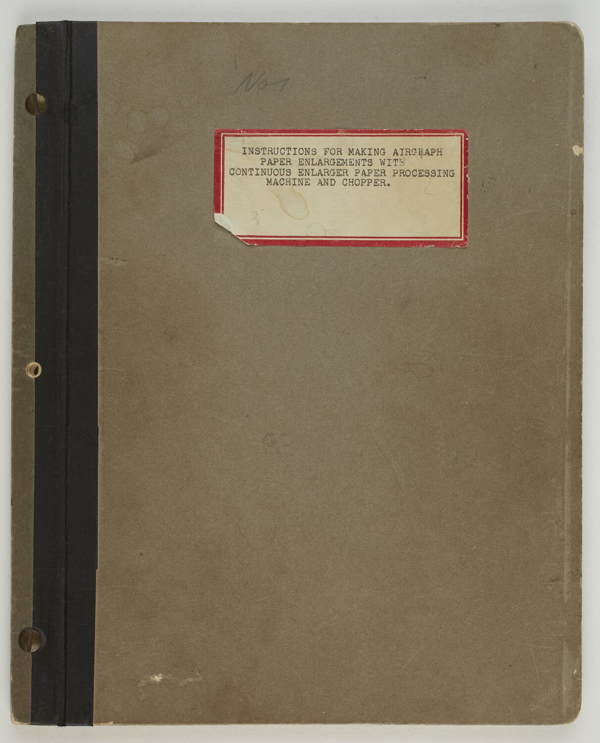 Booklet - Kodak Australasia Pty Ltd, 'Instructions for Making Airgraph ...