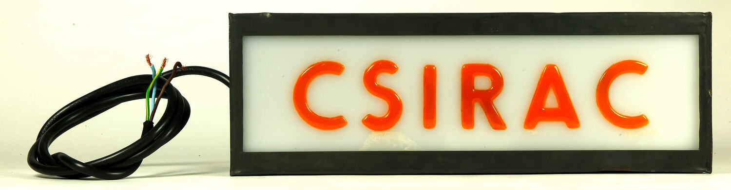 Illuminated Sign - CSIRAC Computer, Computation Laboratory, 1956-1964