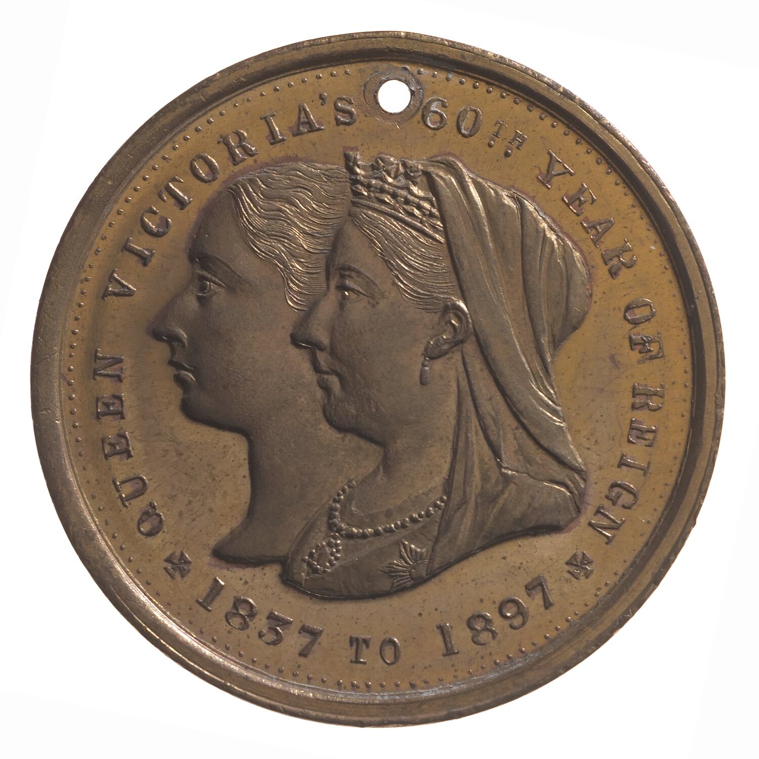 Medal - Diamond Jubilee of Queen Victoria, Shire of Charlton, Victoria ...