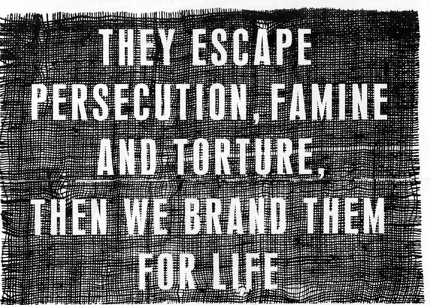 Poster - They Escape Persecution, Austcare & Refugee Council of ...