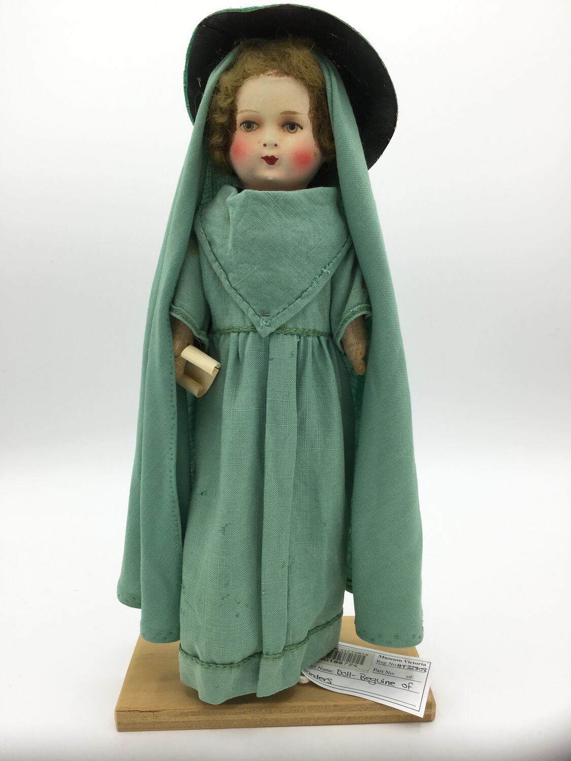 Doll - 'Beguine of Flanders', Fairfield Infectious Diseases Hospital, 1940s