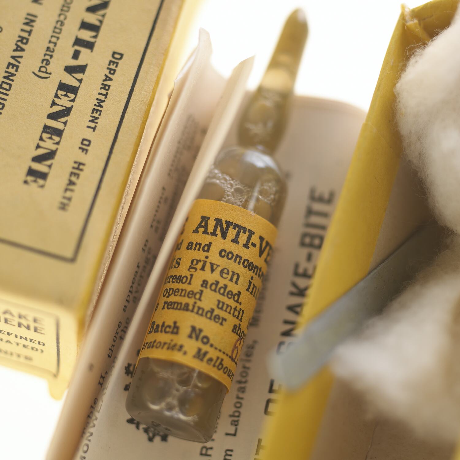 Pharmaceutical Sample Case - Commonwealth Serum Laboratories, circa 1920s