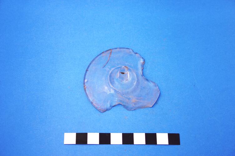 Glass - Stemmed, Flamed Pontil Scar