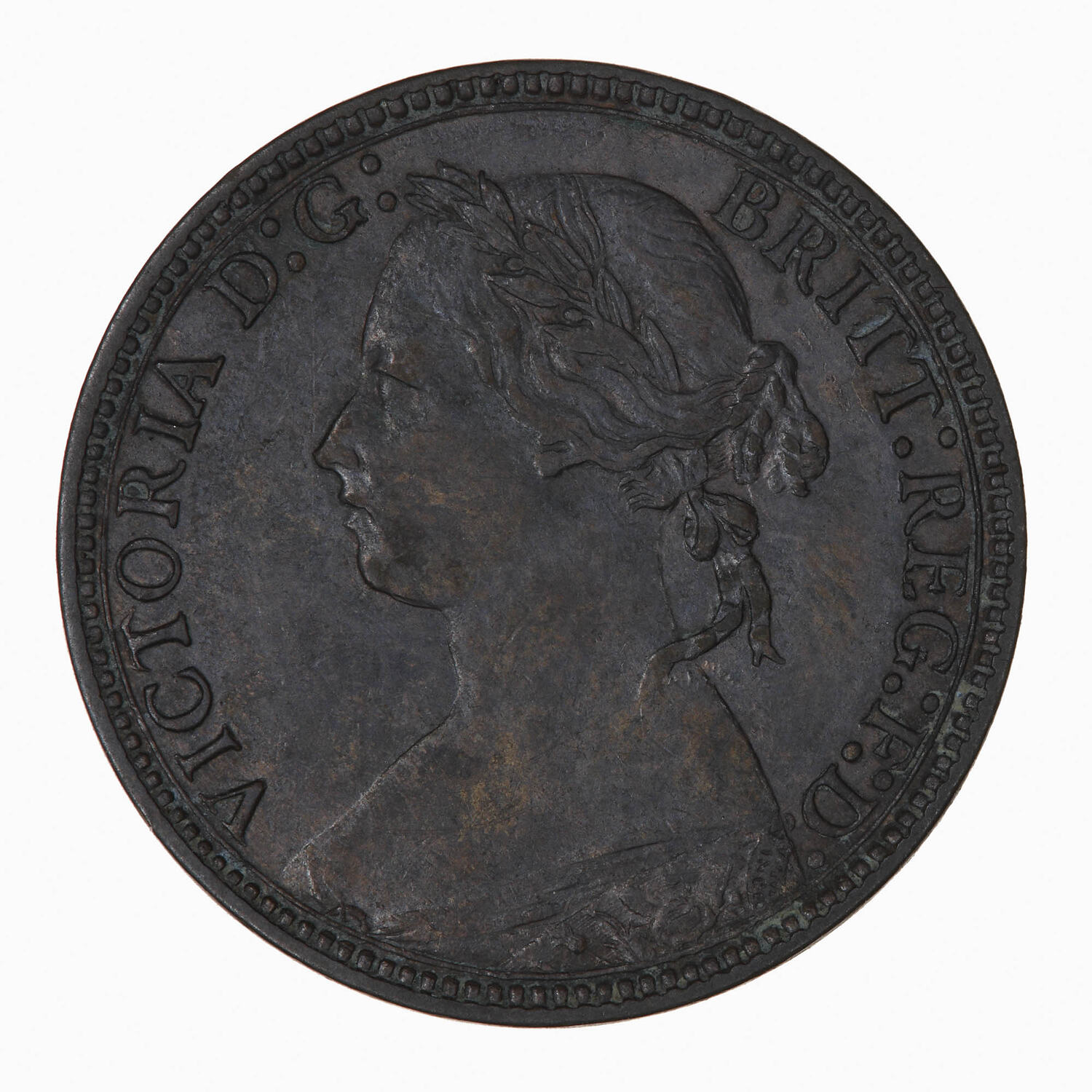 Coin - Farthing, Queen Victoria, Great Britain, 1876