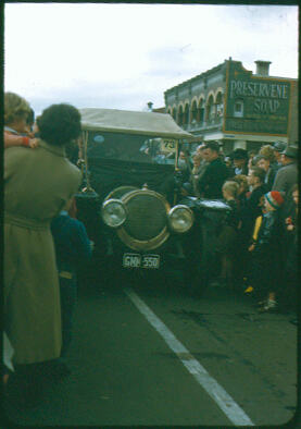 Slide - Vintage Car Rally, Olympic Games, Melbourne, 1956