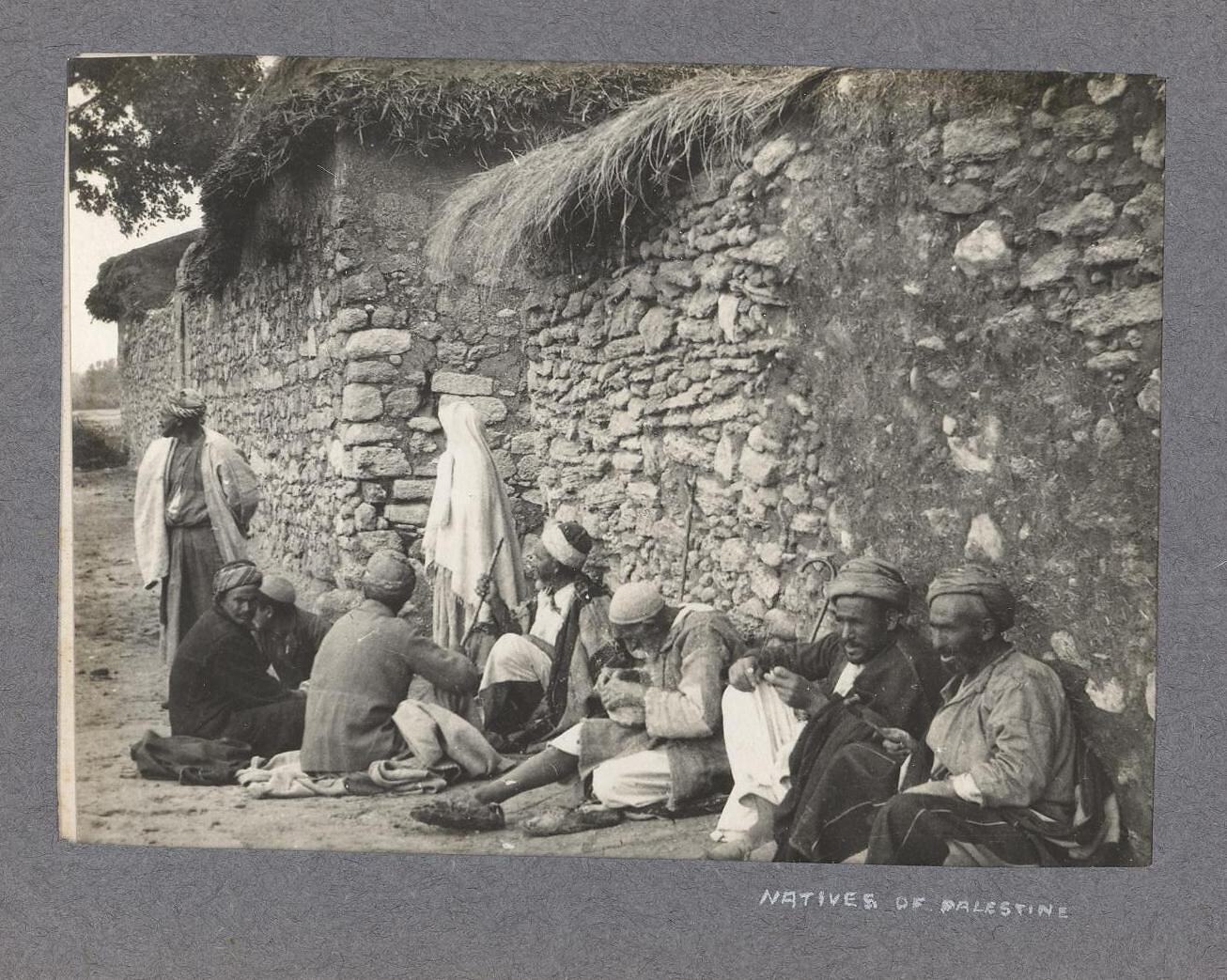 Photograph - 'Natives of Palestine', Middle East, World War I, 1916-1918