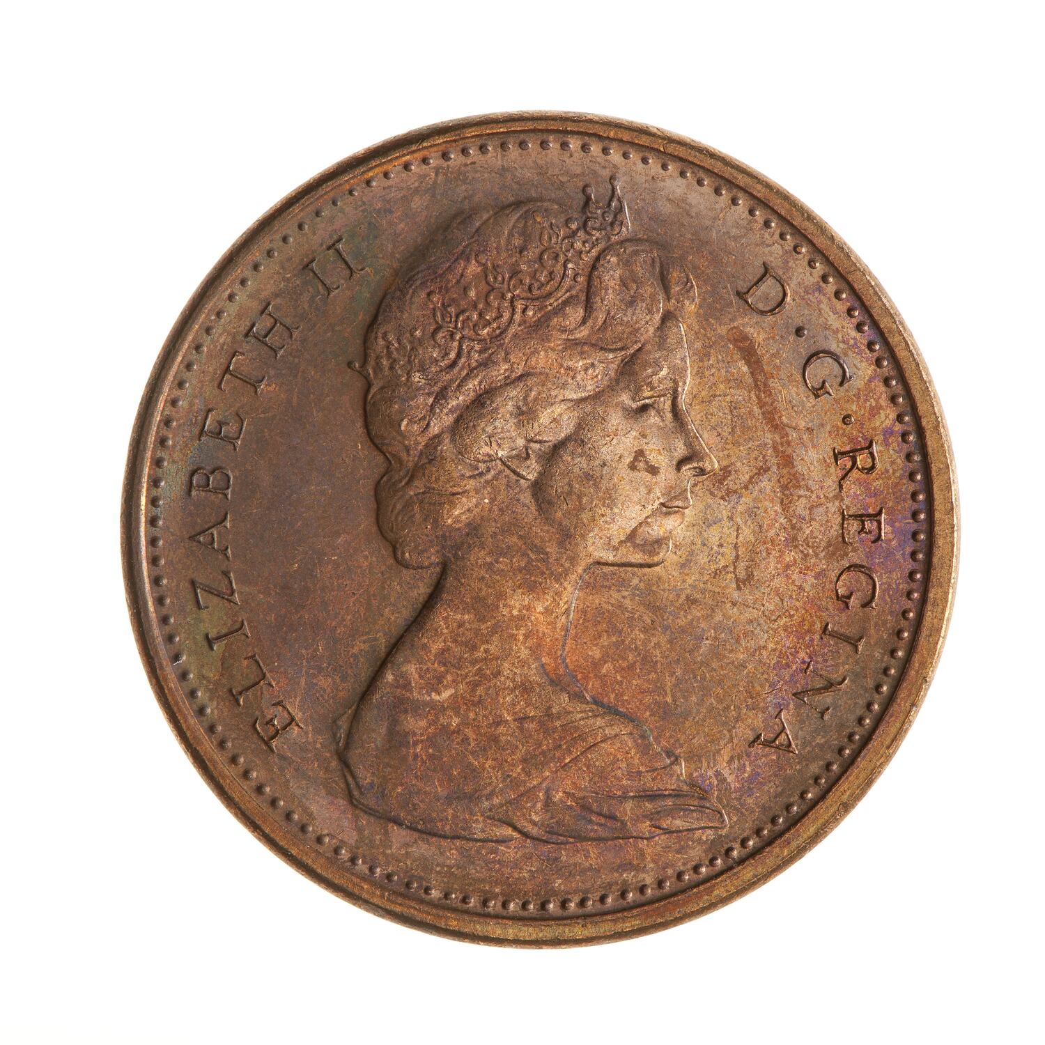 Coin - 1 Cent, Canada, 1968