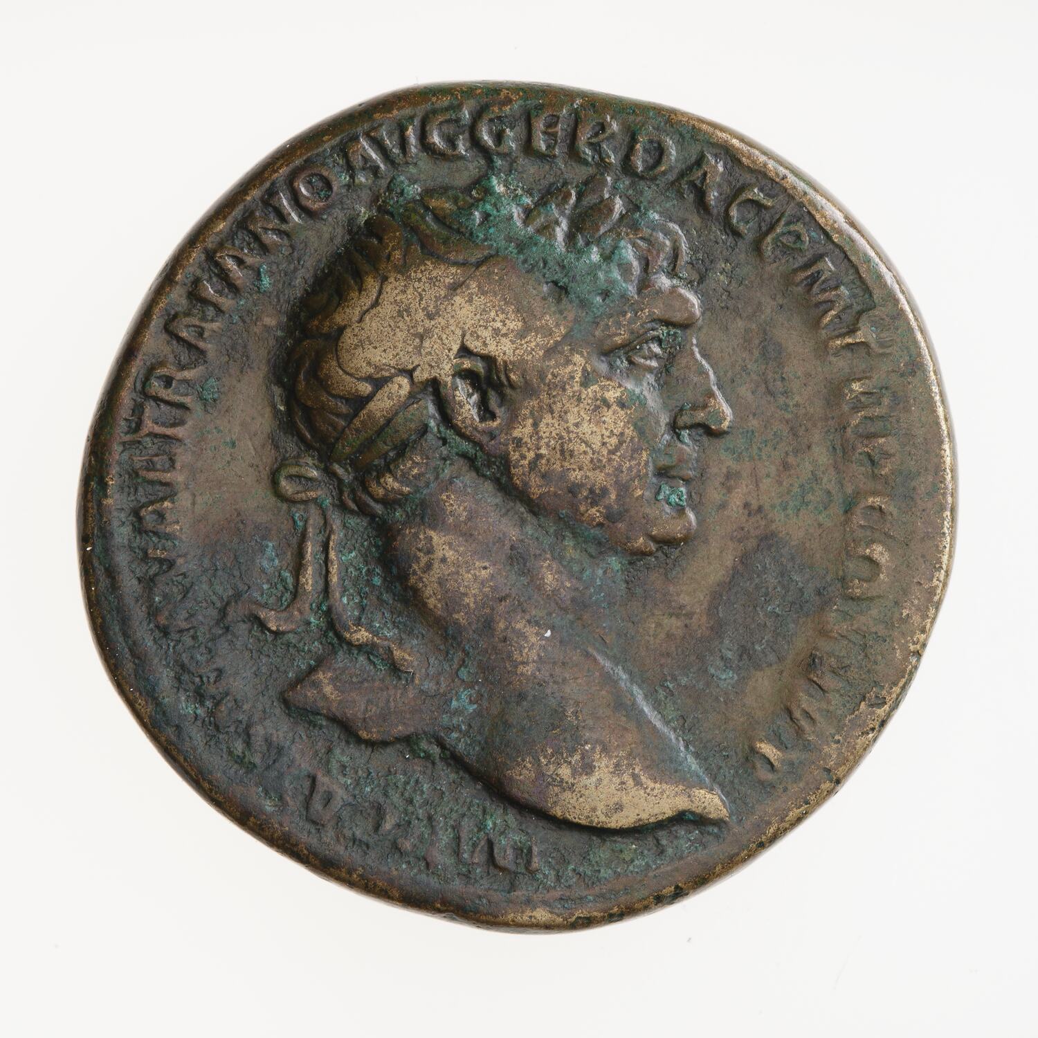 Coin - Sestertius, Emperor Trajan, Ancient Roman Empire, 103-111 AD