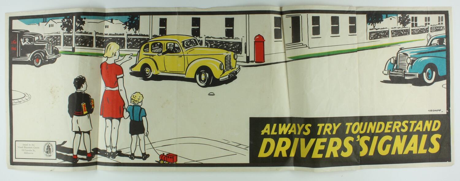 Poster - 'Always Try to Understand Drivers' Signals', circa 1950