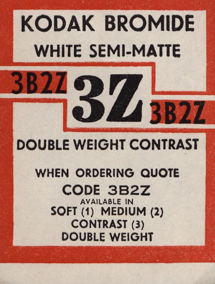 Label - Photographic Paper, Kodak Australasia Pty Ltd, 'Kodak Bromide ...