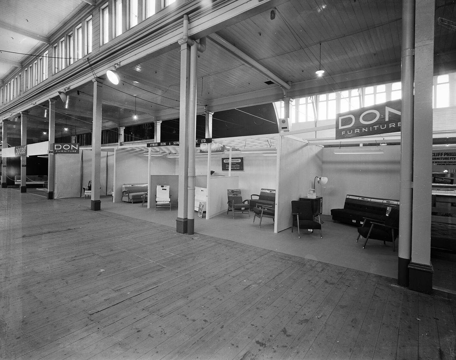 Negative - Don Furniture Display, Royal Exhibition Building, Melbourne ...