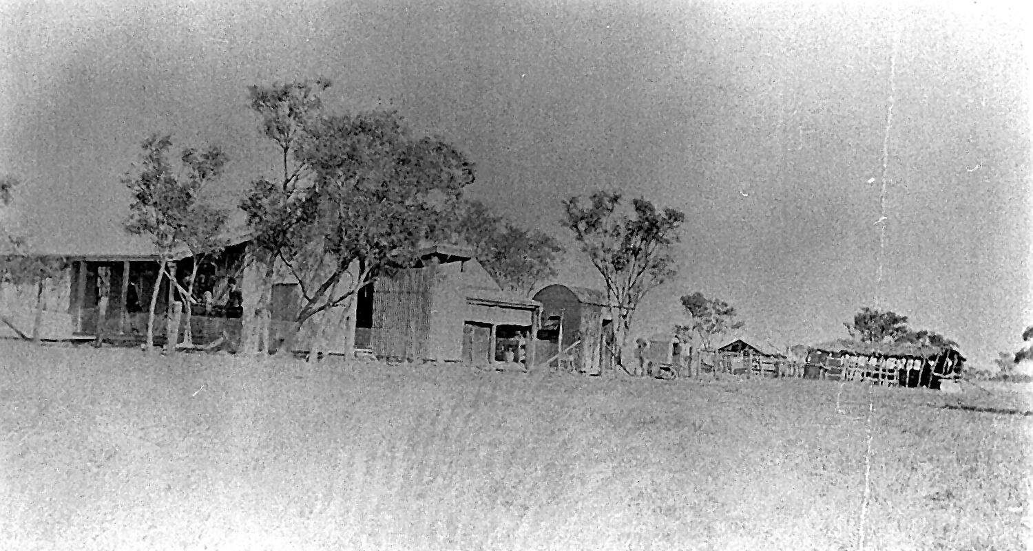 Negative - Outbuilding & Grounds on 'Portland Downs' Station, Isisford ...