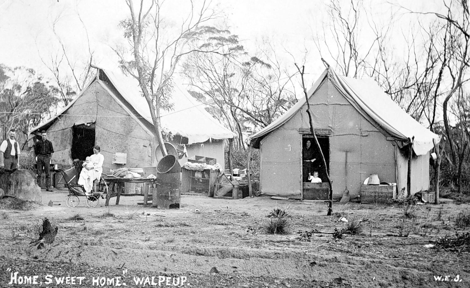Negative - Walpeup, Victoria, 1911
