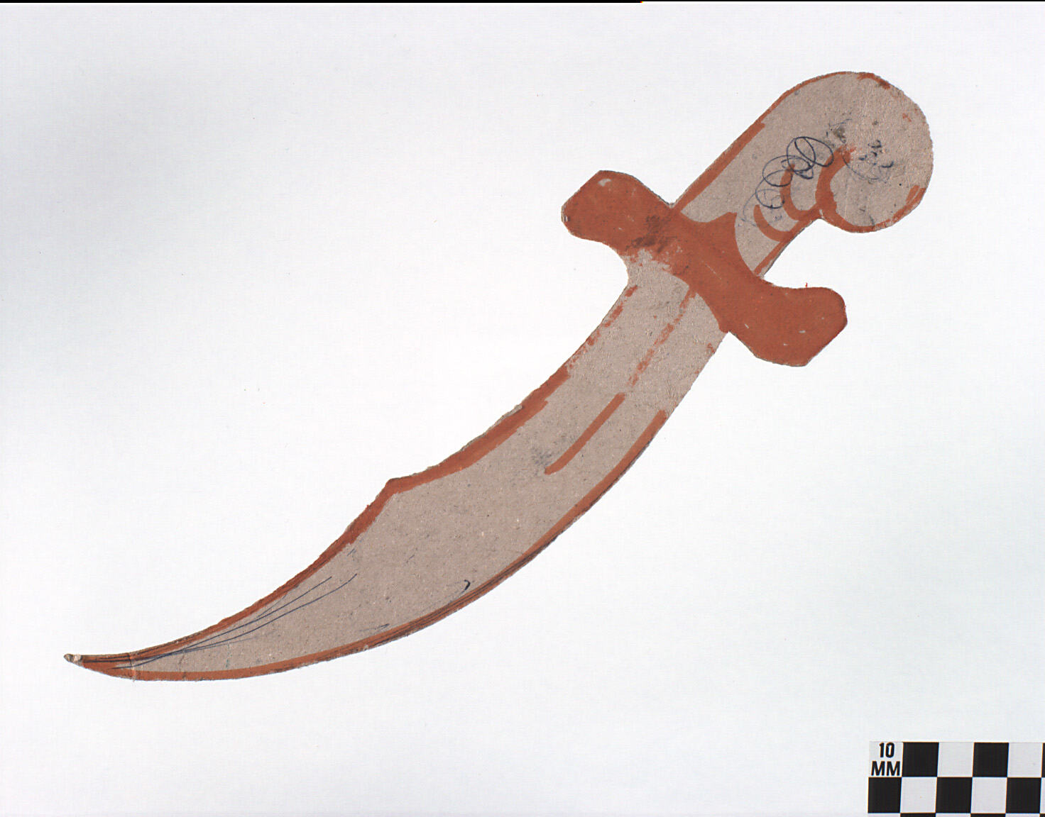 Puppet Accessory - Greek Shadow Puppet Theatre, Dagger, 1960s