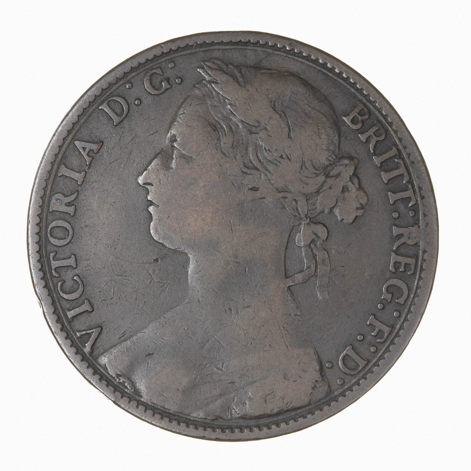Coin - Penny, Queen Victoria, Great Britain, 1880