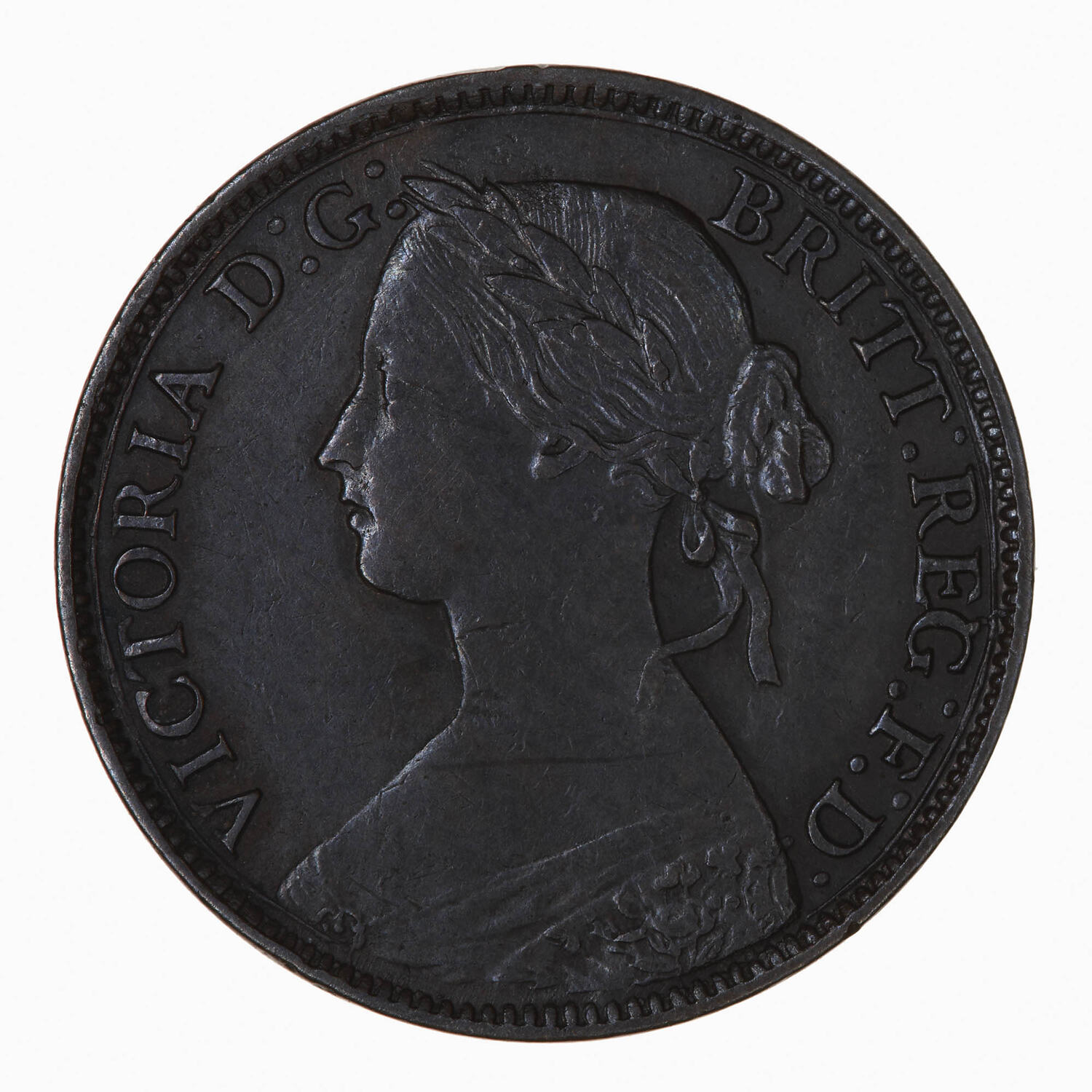 Coin - Farthing, Queen Victoria, Great Britain, 1860