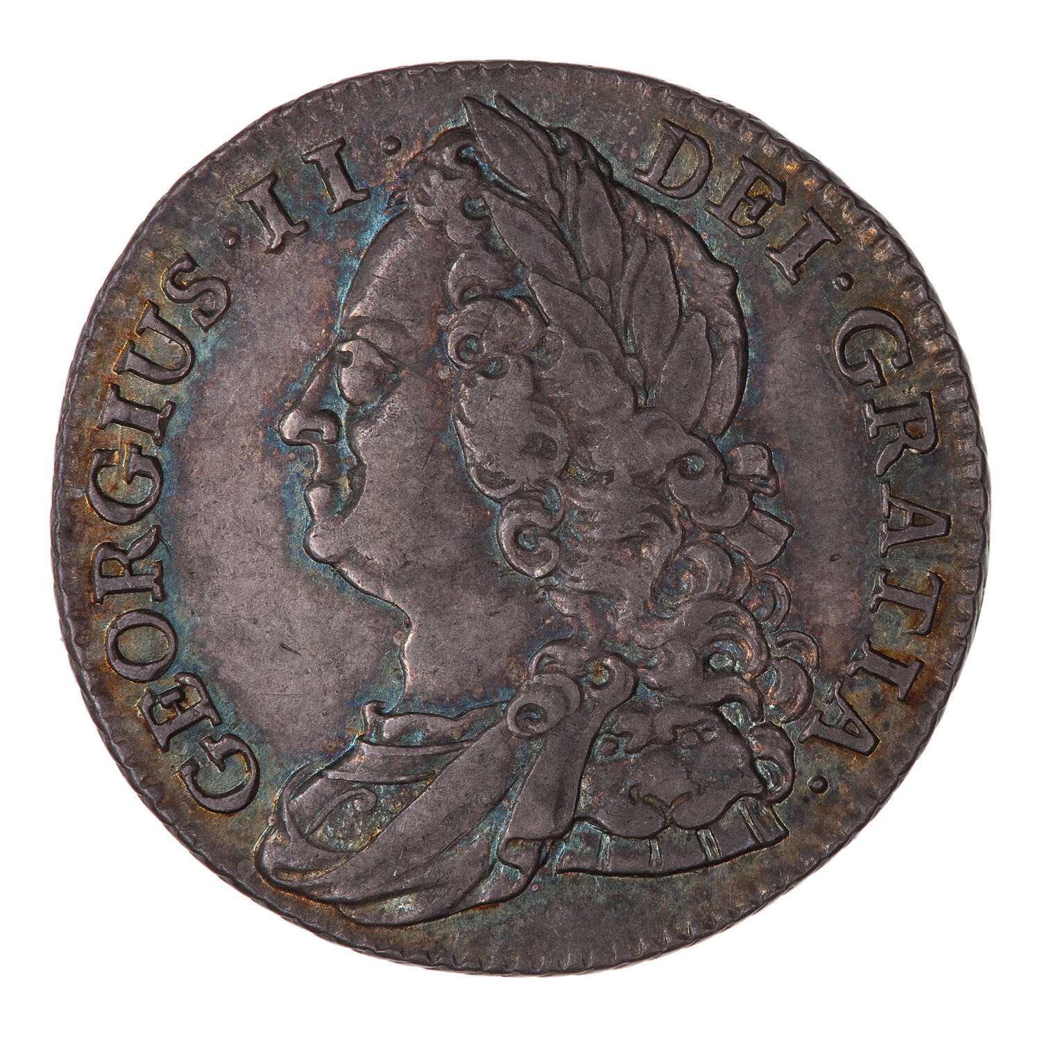 Coin - Shilling, George II, Great Britain, 1743