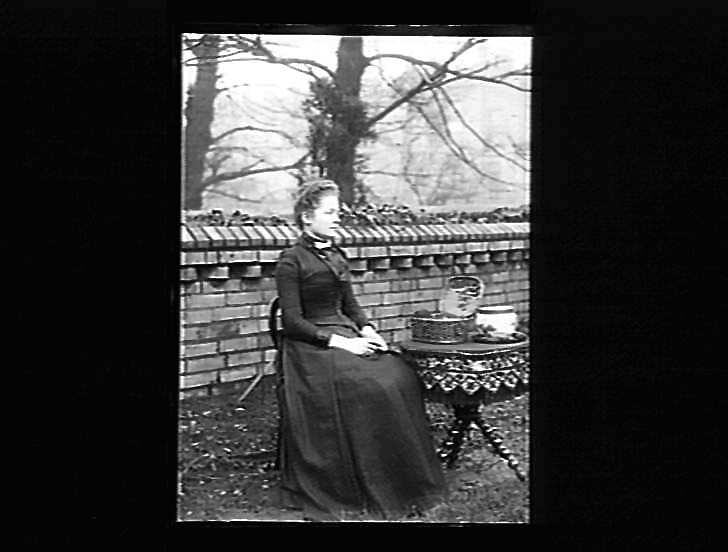 Glass Negative - Alice Beckett, London, 1891