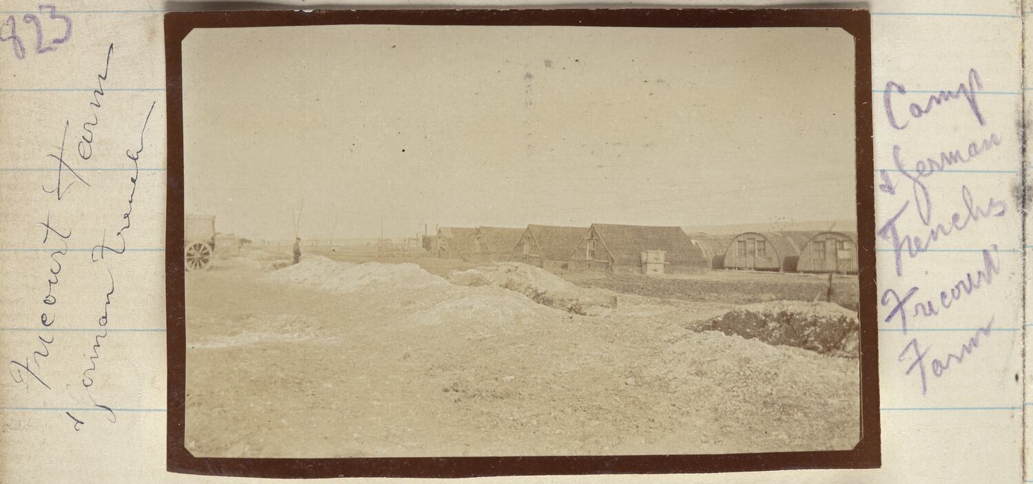Photograph - Fricourt Farm Camp & German Trenches, Somme, France ...