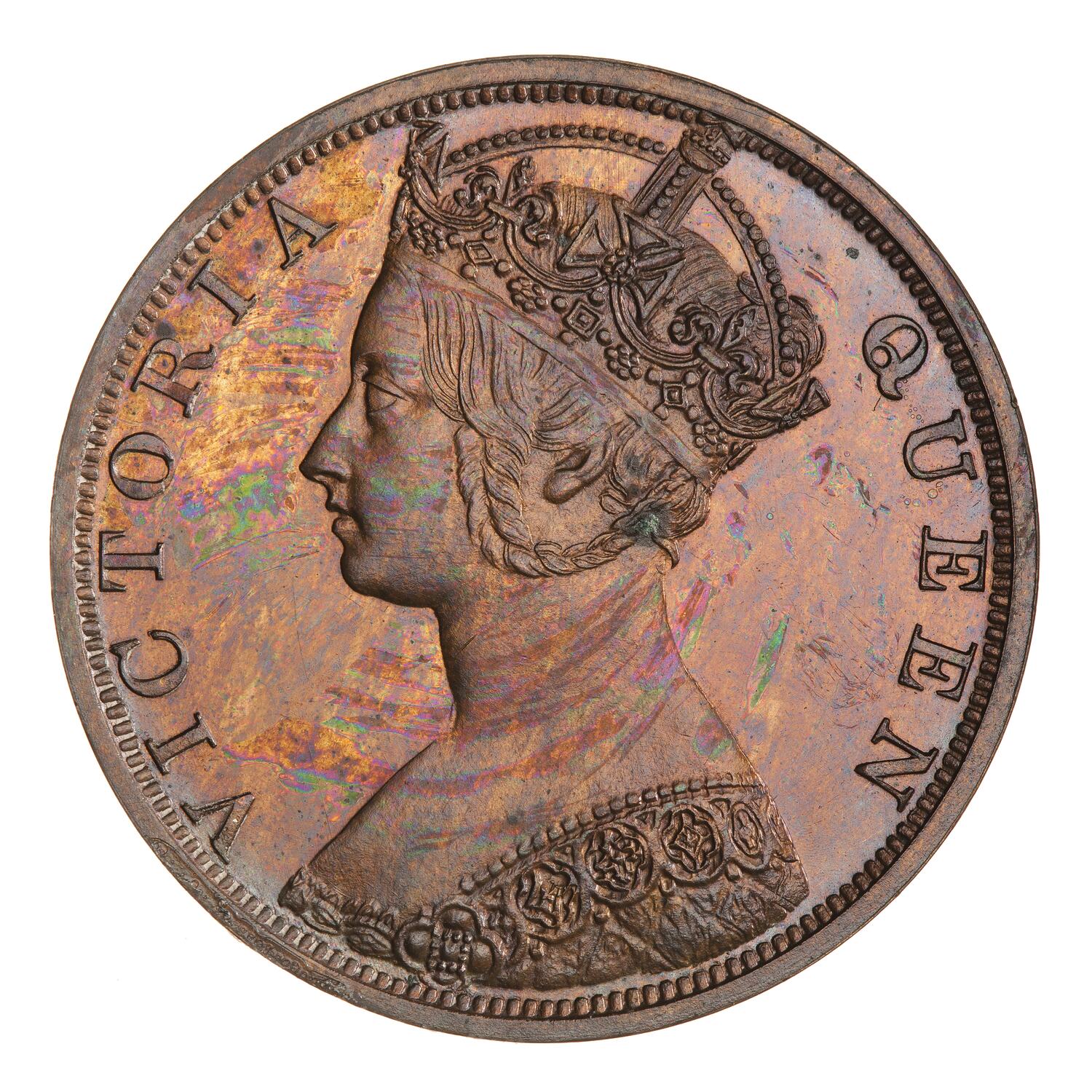 Proof Coin 1 Cent Hong Kong 1880 Proof Coin 1 Cent Hong Kong 1880