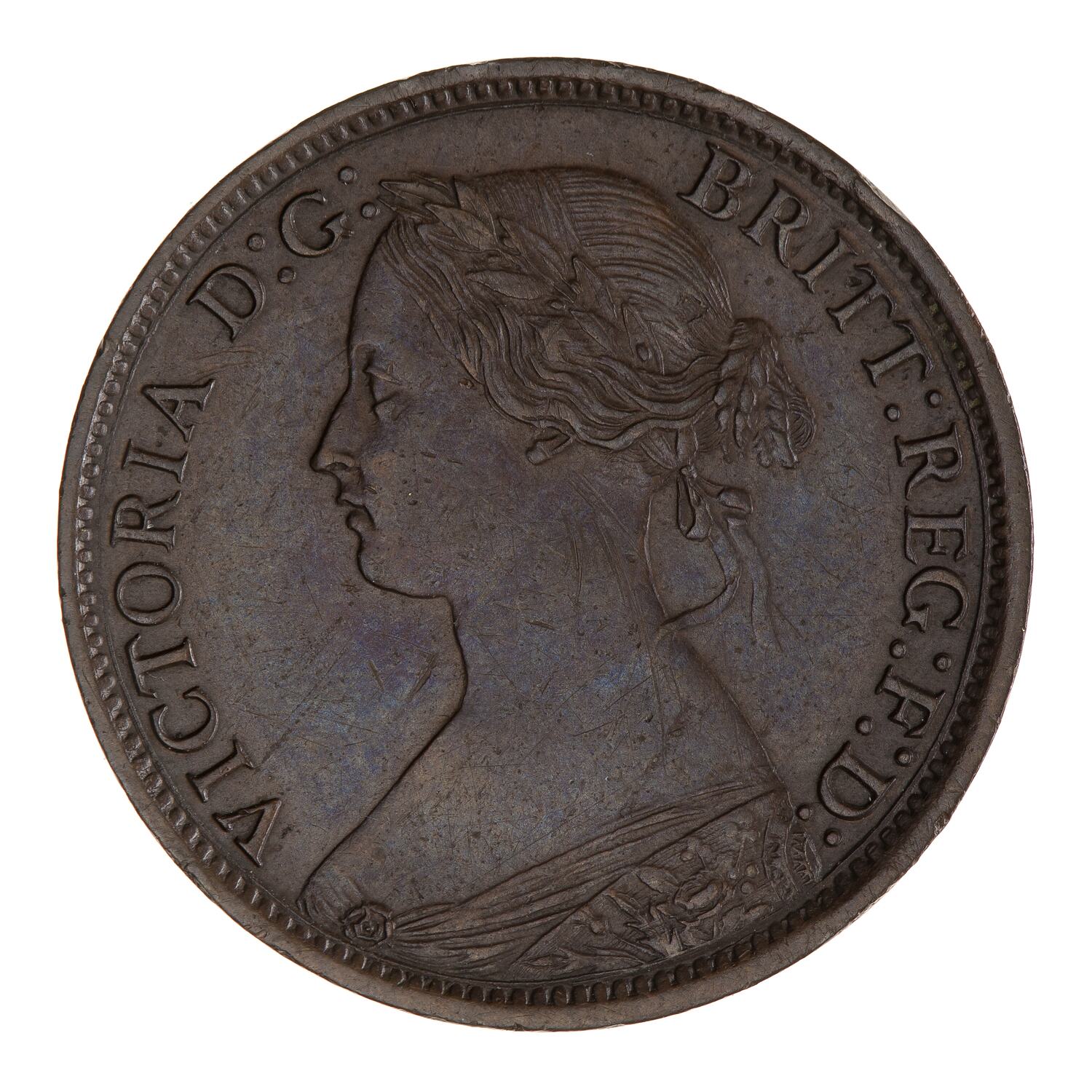 Coin - 1/2 Cent, New Brunswick, Canada, 1861